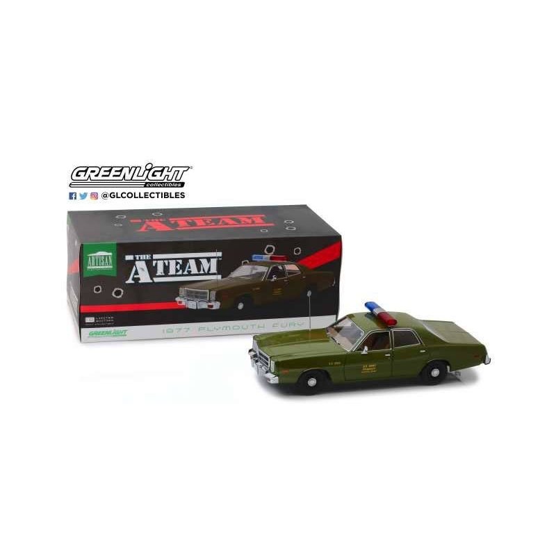 De Toyboys | A-Team Diecast Model 1/18 1977 Plymouth Fury U.S. Army ...