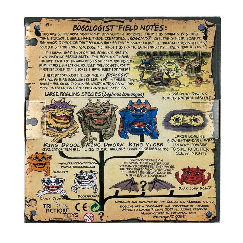 De Toyboys | Boglins Hand Puppet Dark Lord Blobkin (Glow In The Dark)