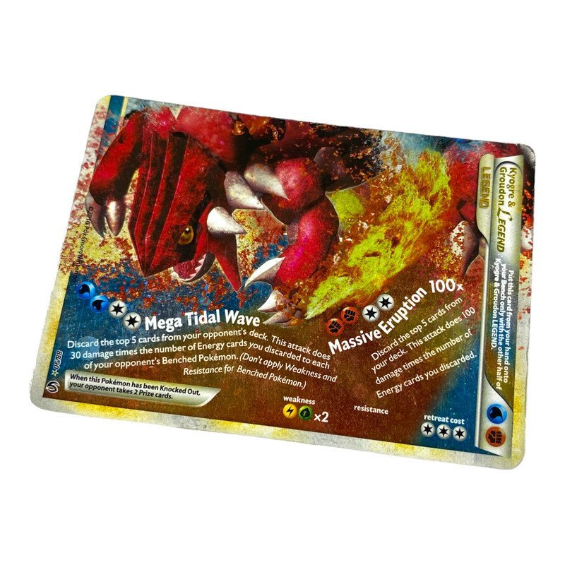 Kyogre And Groudon Legend Card
