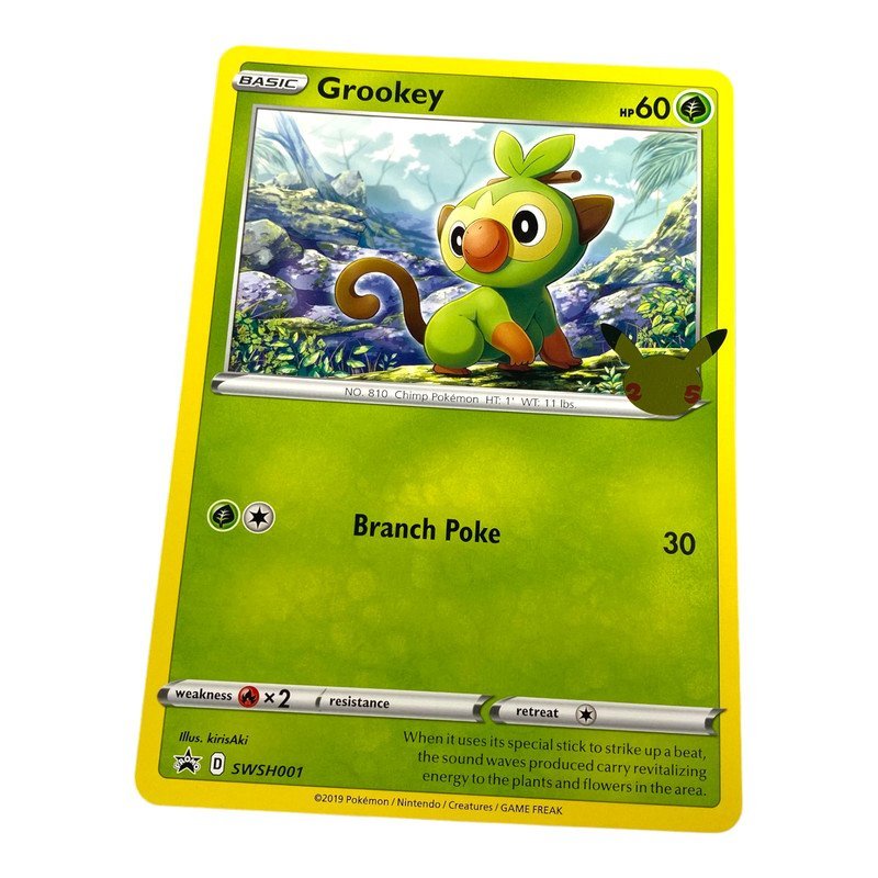 De Toyboys | Grookey - SWSH001 - 25th Anniversary Oversized Promo