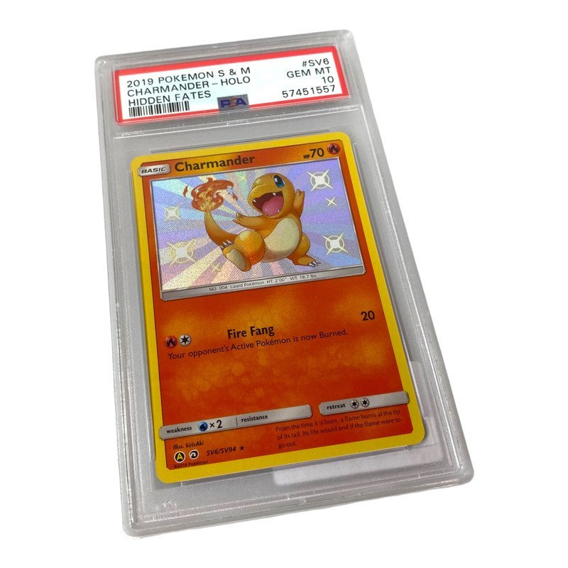 De Toyboys | Charmander - SV6/SV94 - Shiny Rare - Hidden Fates - PSA 10