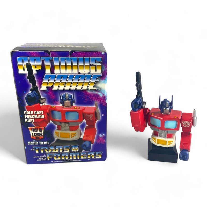 De Toyboys | Transformers Hard Hero Cold Cast Porcelain Bust - Optimus ...