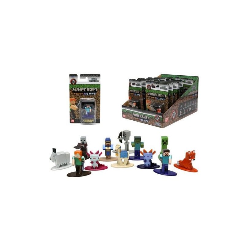 De Toyboys | Minecraft Nano Metalfigs Diecast Mini Figures 4 cm Display ...