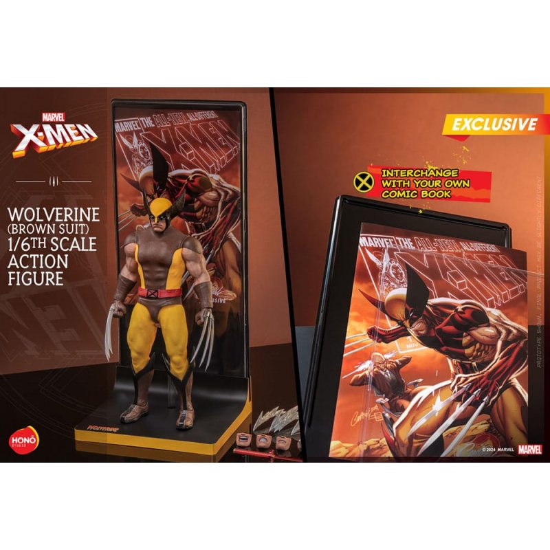De Toyboys | Marvel X-Men Action Figure 1/6 Wolverine (Brown Suit ...