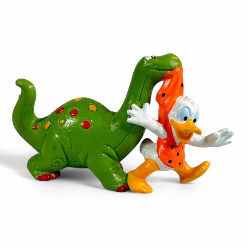 Vintage Donald Duck with Dinosaur (Disney Prehistorics) Bully PVC Mini-Figure Mini-Figure | De ...