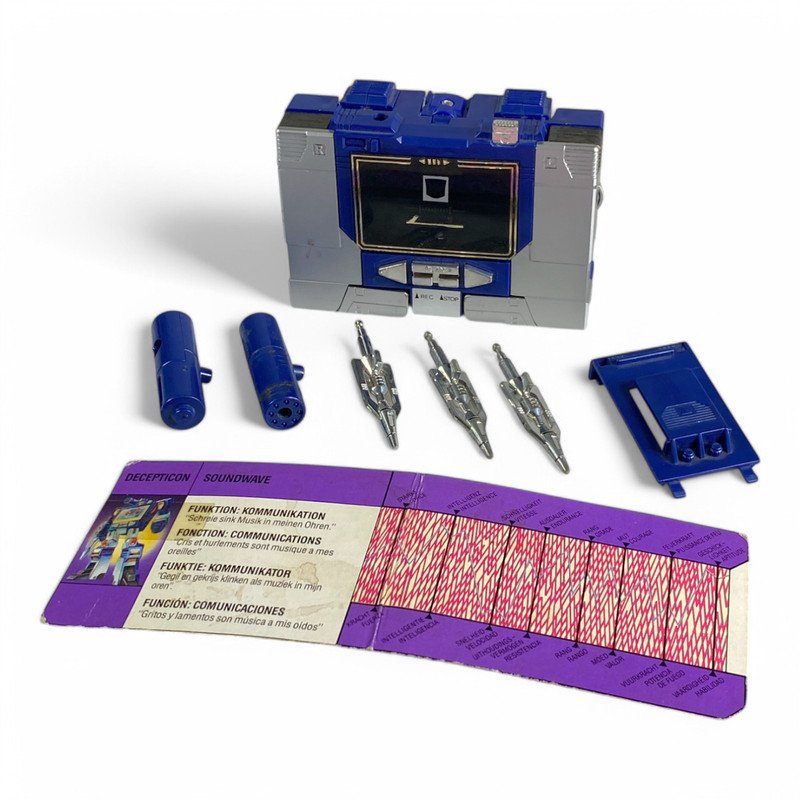 Vintage Transformers: G1 - Soundwave Action Figure | De Toyboys