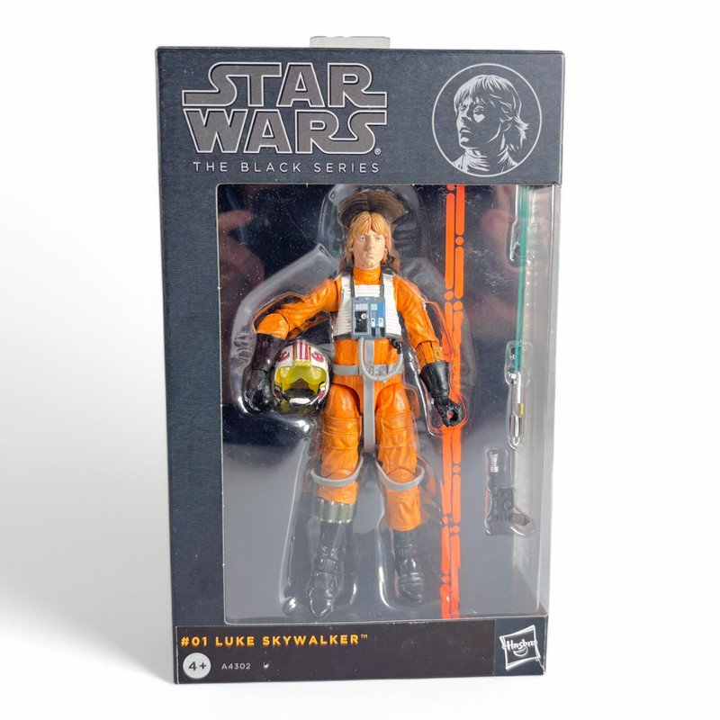 Vintage Star Wars: The Black Series Orange Line - Luke Skywalker (X ...