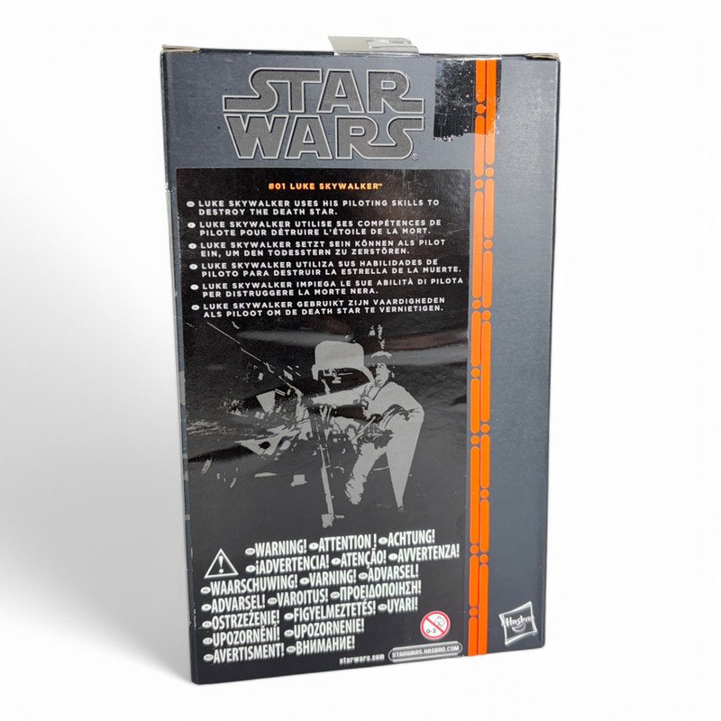 Vintage Star Wars: The Black Series Orange Line - Luke Skywalker (X ...