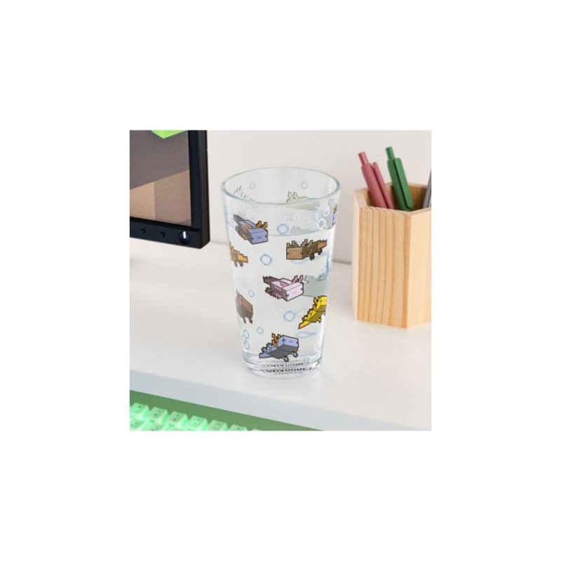 De Toyboys | Minecraft Pint Glass Axolotl