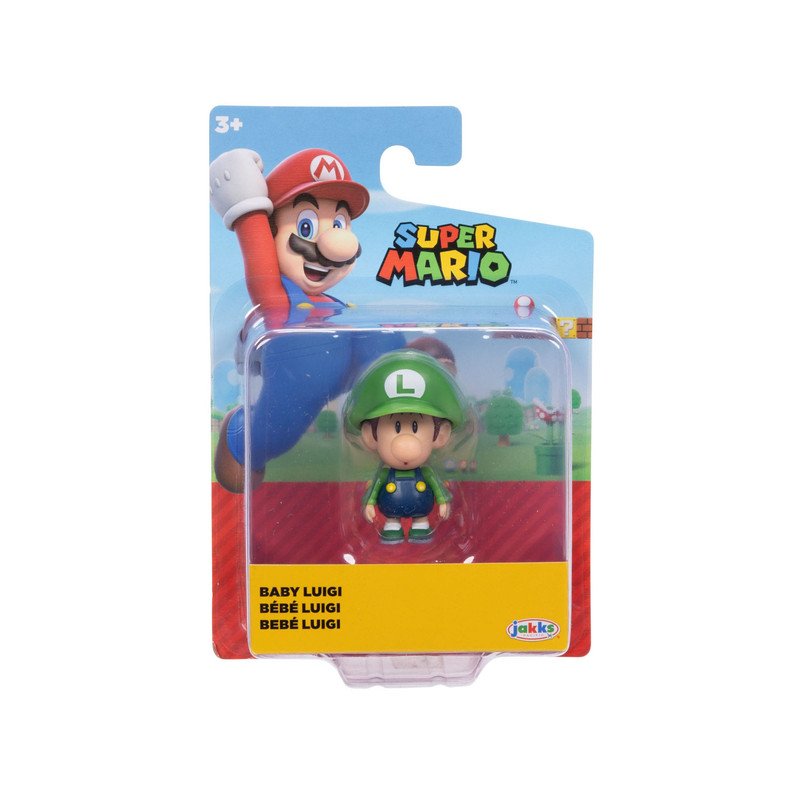 Vintage World of Nintendo Super Mario Mini Figure - Baby Luigi Mini ...