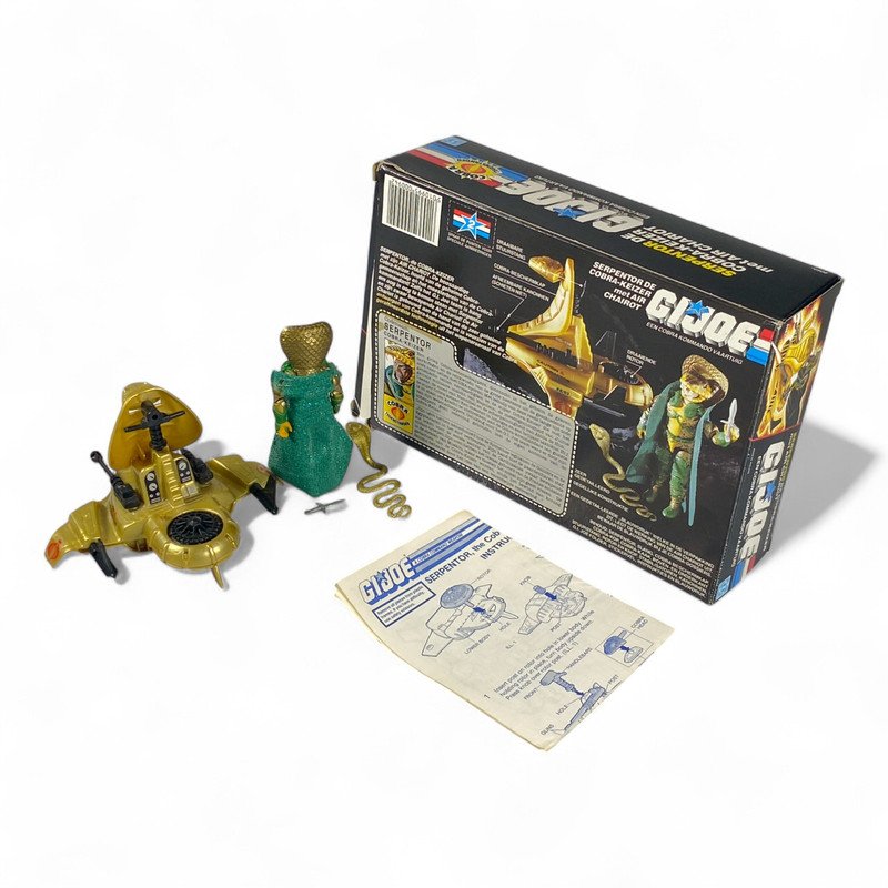 Vintage G.i. Joe: A Real American Hero - Serpentor (v1) with Air ...