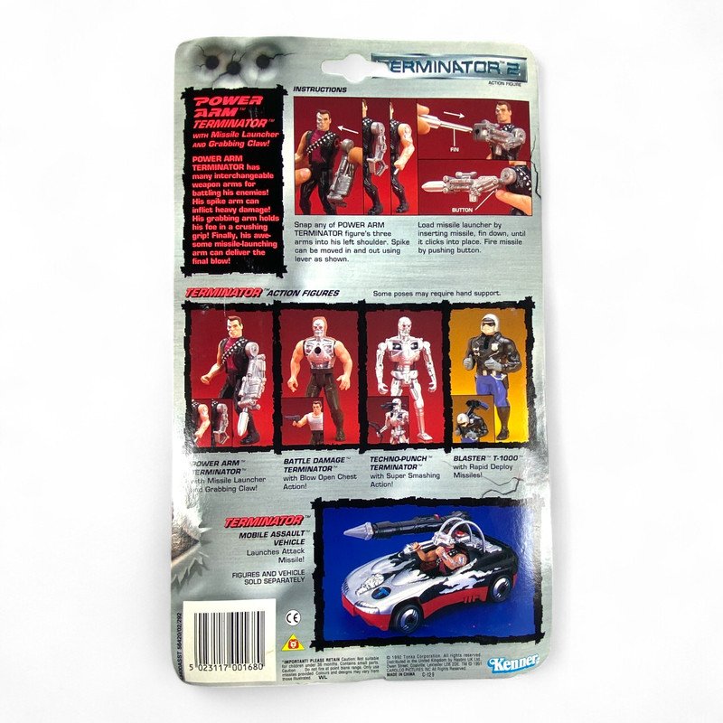 Vintage Terminator 2 - Power Arm Terminator Action Figure | De Toyboys