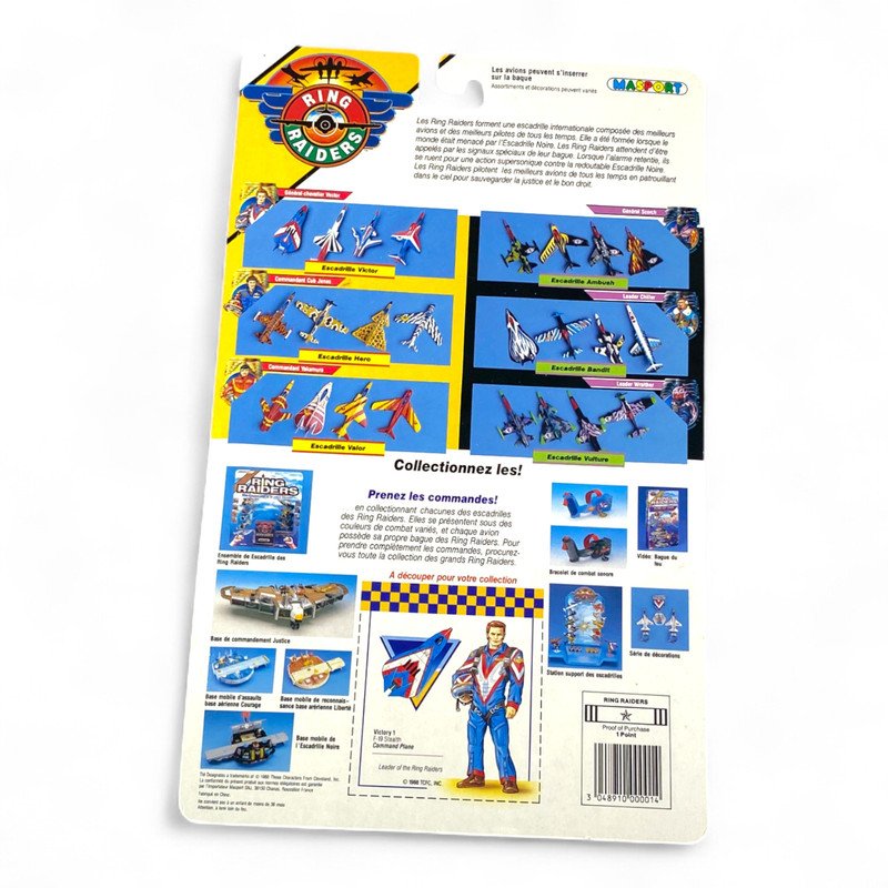 Vintage Ring Raiders - Ring Commander Victor Vector (French) MOC Wing ...