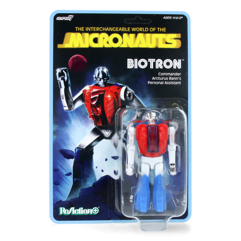 Micronauts Reaction+ Action Figure W01 Biotron Action Figure | De Toyboys