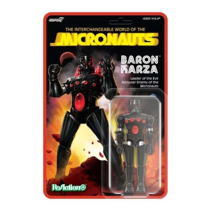 Micronauts Reaction+ Action Figure W01 Baron Karza Action Figure | De ...