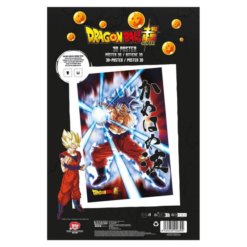 De Toyboys | Dragon Ball Super 3D Poster Survival Goku 38 x 58 cm