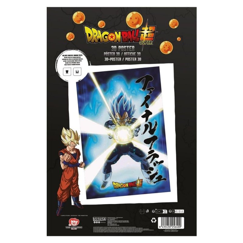 De Toyboys | Dragon Ball Super 3D Poster Survival Vegeta 38 x 58 cm