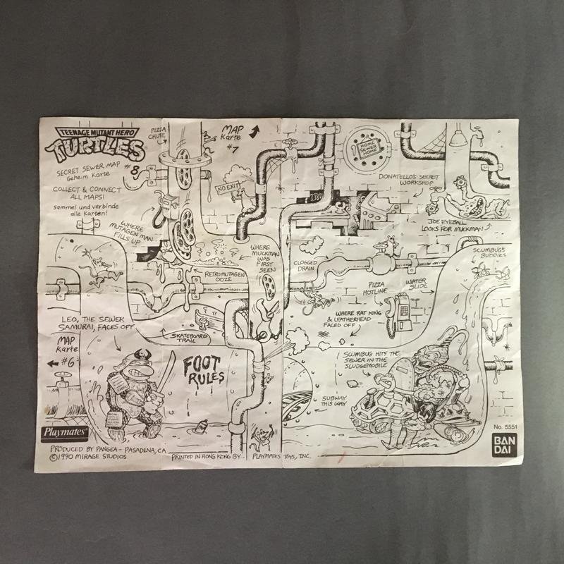 De Toyboys | Teenage Mutant Ninja Turtles Secret Sewer Map 8